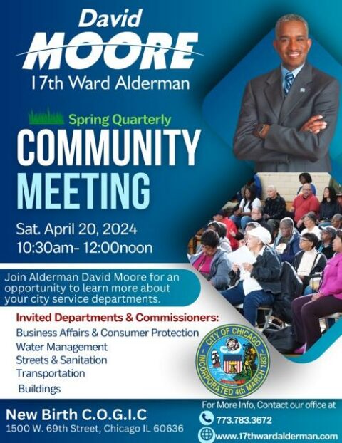Chicago 17th Ward Alderman David Moore